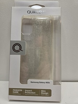 samsung galaxy A02s IMPACT CASE, SLIM, GLITTER, BY QUICKCELL | eBay