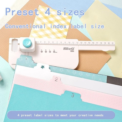 DIY Bookmark Index Tab Punch Board Paper Craft Scoreboard Cutting Tool ...