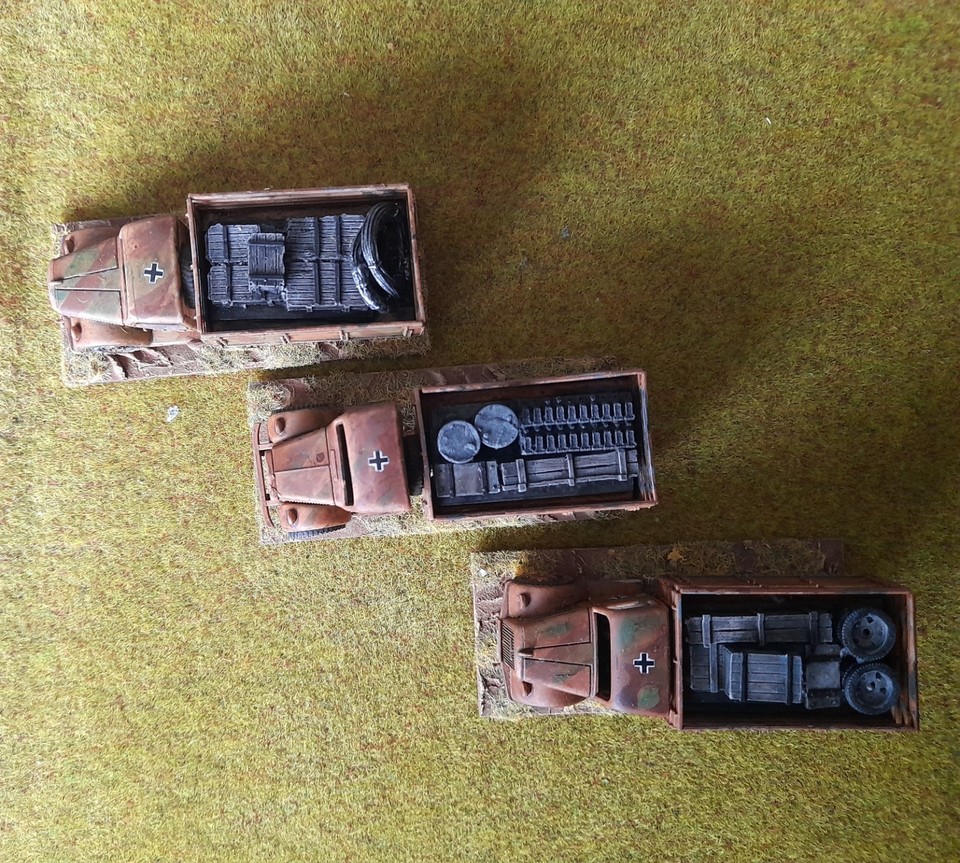 20mm WW2 German Artillery/AA Half Track Lorried Tows x 3 | eBay UK