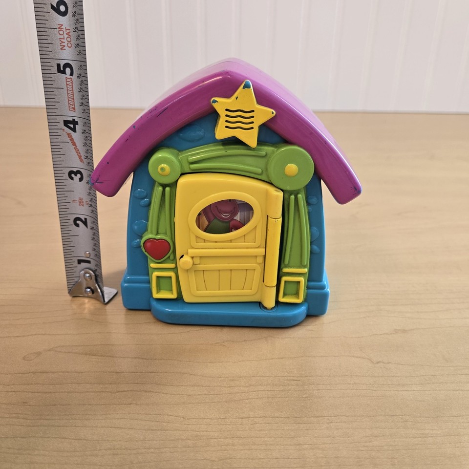 Barney Peek-a-Boo House Talking Toy 2001 Mattel Dinosaur Toy Doesn't ...