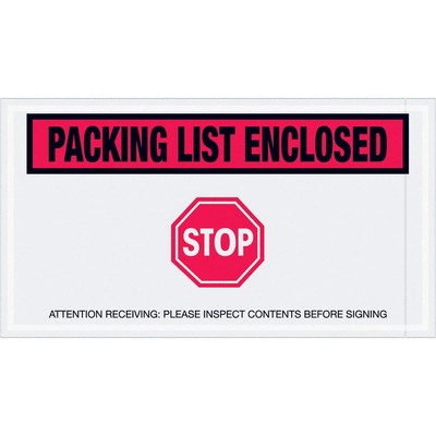 GRAINGER APPROVED PL492 Packing List Envelopes,10 x 5 1/2" 820FK8 | eBay