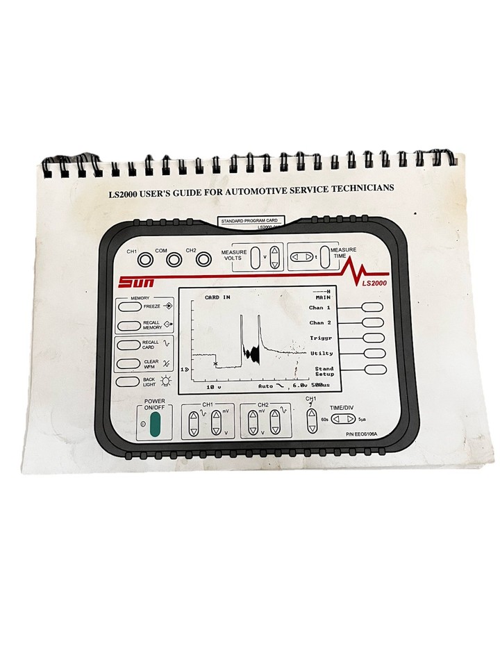 Snap-On Sun LS2000 Automotive Oscilloscope Diagnostic Service Scanner ...