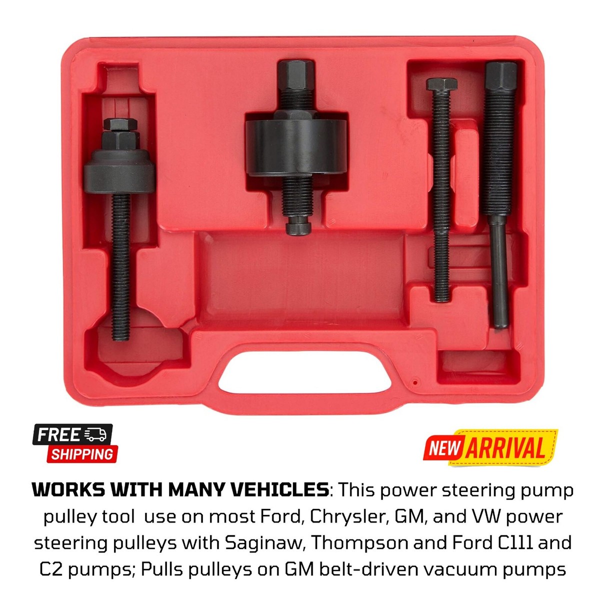 Ford Power Steering Pulley Removal Power Steering Pump Removal Trick