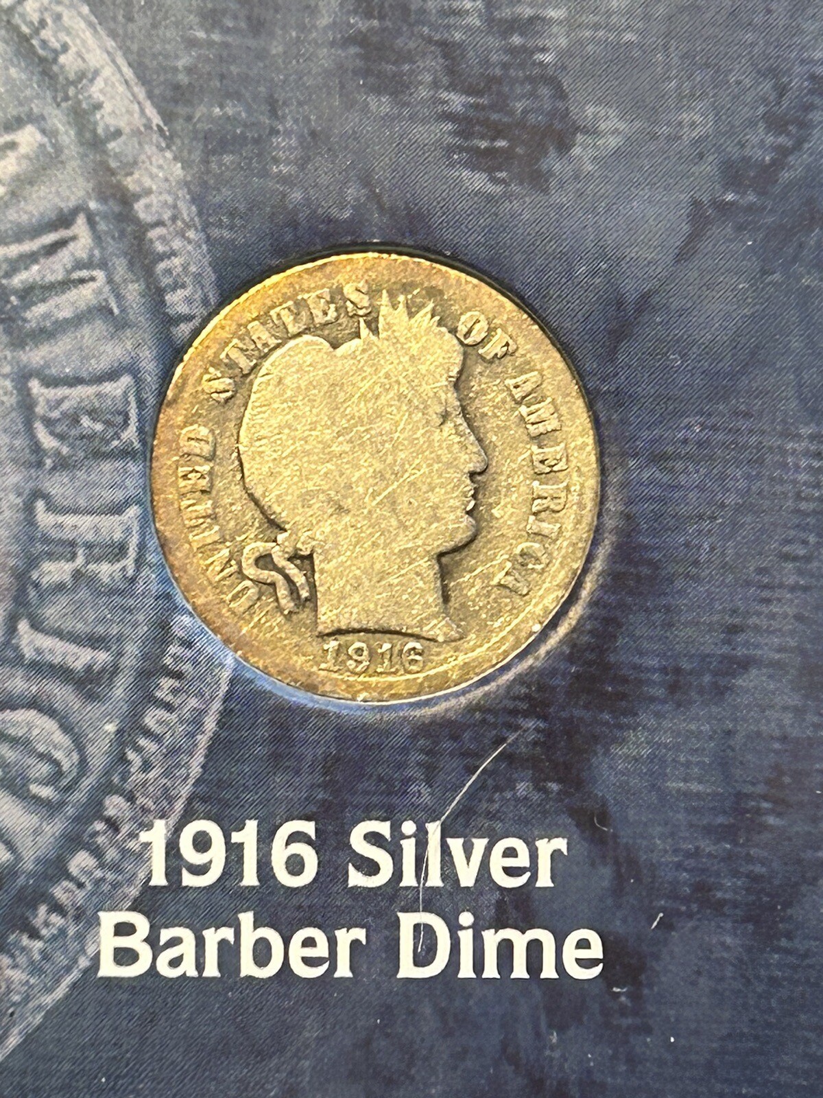 1916 Silver Mercury Dime And 1916 Silver Barber Dime (Set Of 2) | eBay