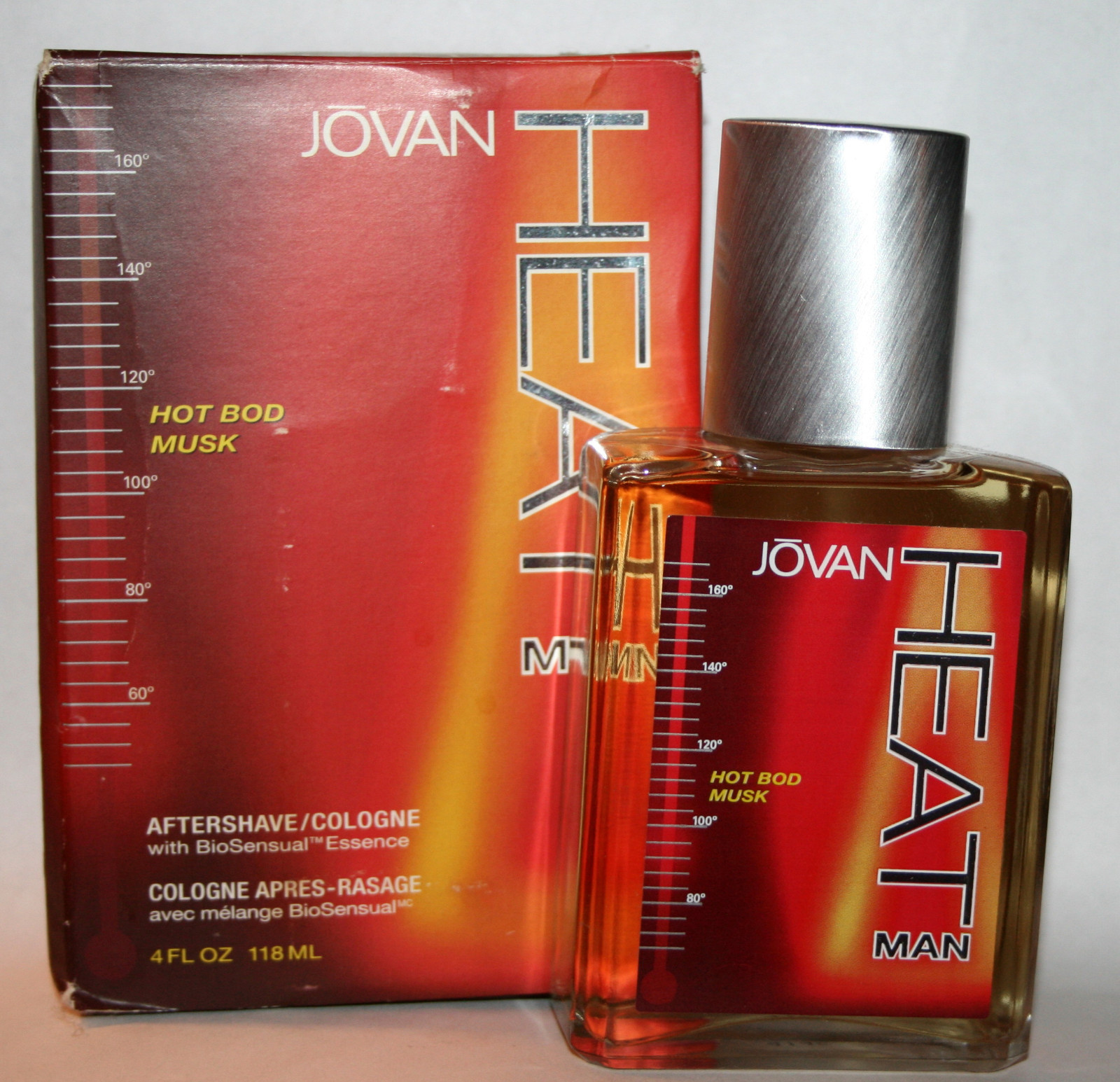 Jovan Heat Man Hot Bod Musk 4 oz AfterShave Cologne Brand New in Box | eBay