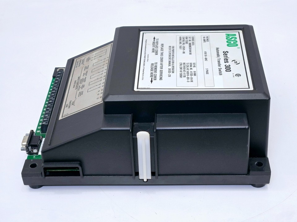 ASCO Series 300 Automatic Transfer Switch CAT. D00300C30104K100 ...