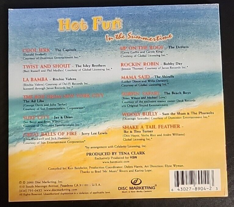 Hot Fun in the Summertime HSN (CD) | eBay
