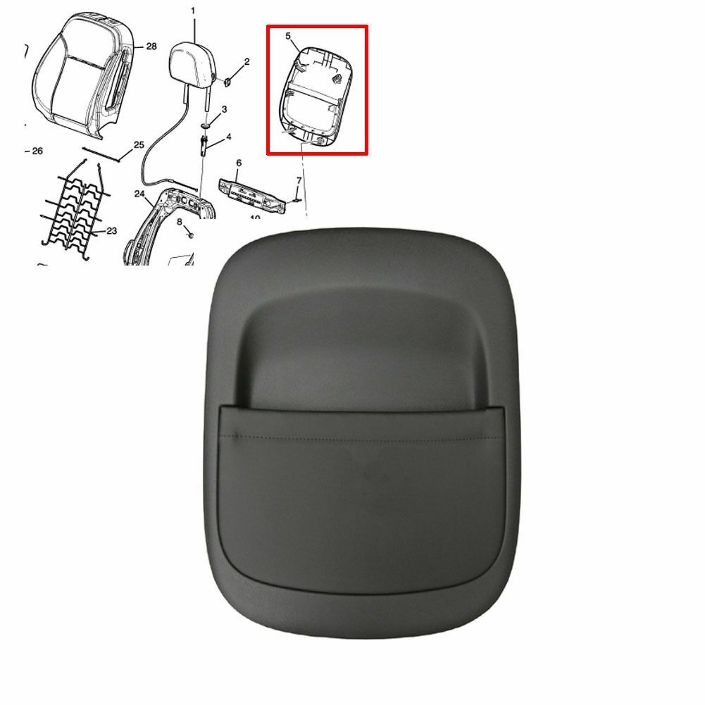 OEM Parts Front Seat Rear Panel Black For GM Chevrolet Malibu 2012-2014 ...