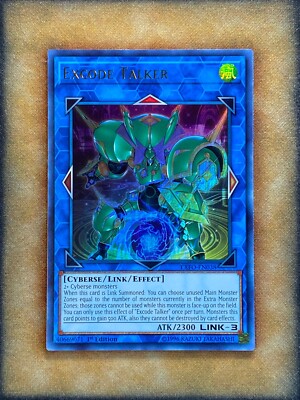Yugioh Excode Talker EXFO-EN038 Ultra Rare 1st Ed NM | eBay