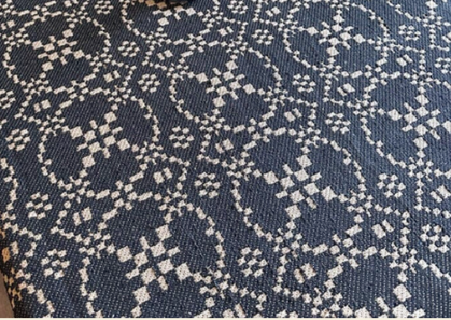 New Primitive Colonial BLACK COVERLET THROW Woven Tablecloth Blanket | eBay