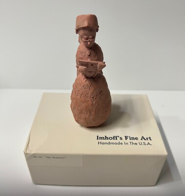 John Imhoff USA Homestead Life Terracotta My Teacher Signed with ...