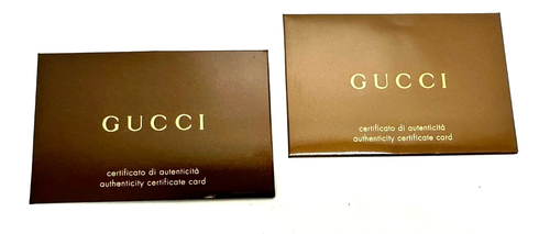 GUCCI Authenticity Certificate Card Included 2 | eBay