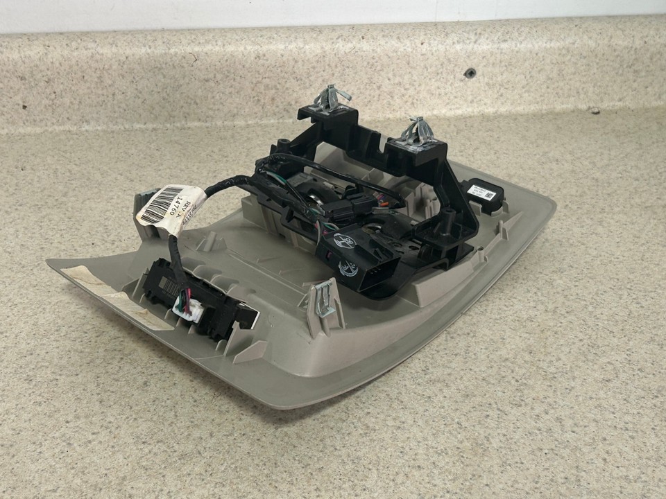 07-13 Chevy Silverado Overhead Console Dome Light Roof Storage Gray OEM ...
