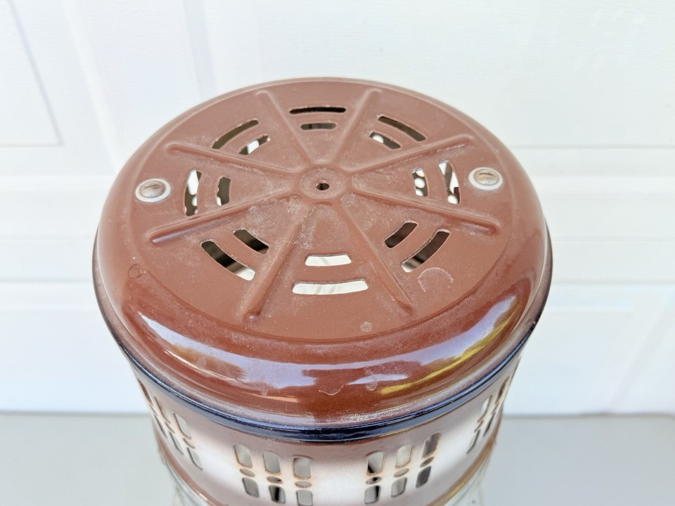 Vintage Perfection 750X Kerosene Heater Glass Globe Enamel | eBay