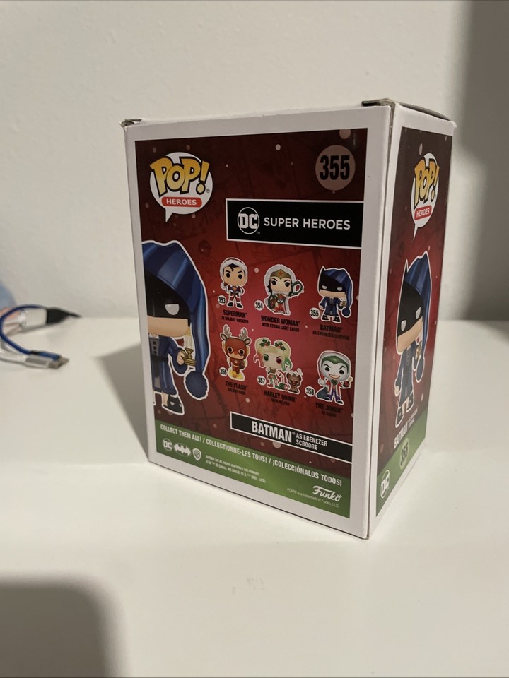 Funko Pop! Vinyl: DC Universe - Batman as Ebenezer Scrooge #355 ...