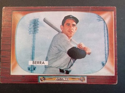 1955 BOWMAN #168 YOGI BERRA Yankees VG- READ DESCRIPTION | eBay