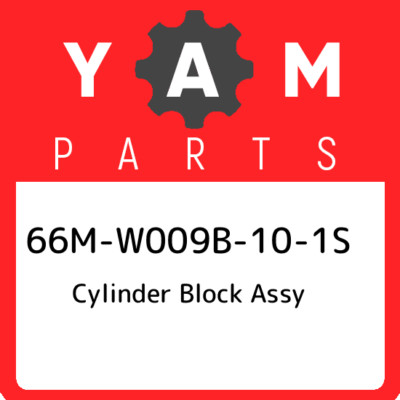 66M-W009B-10-1S Yamaha Cylinder block assy 66MW009B101S, New Genuine ...