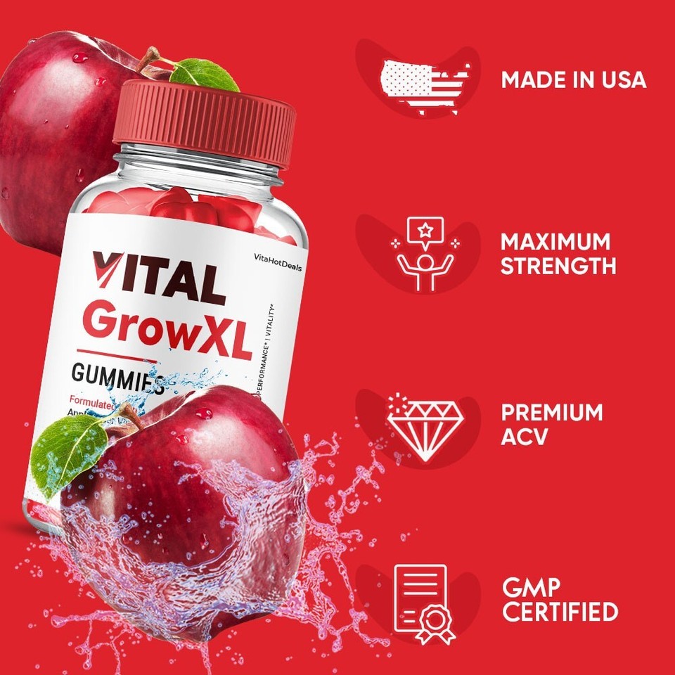 Vital Grow XL Gummies For Men, Vital Grow XL Max Strength Formula (3 ...