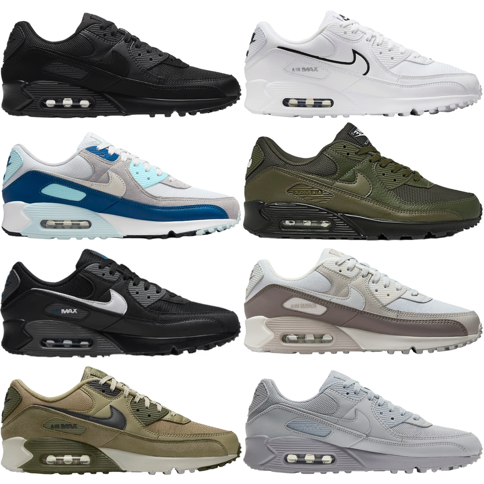 NEW Nike AIR MAX 90 Men's Casual Shoes ALL COLORS US Sizes 7-14 NIB ...