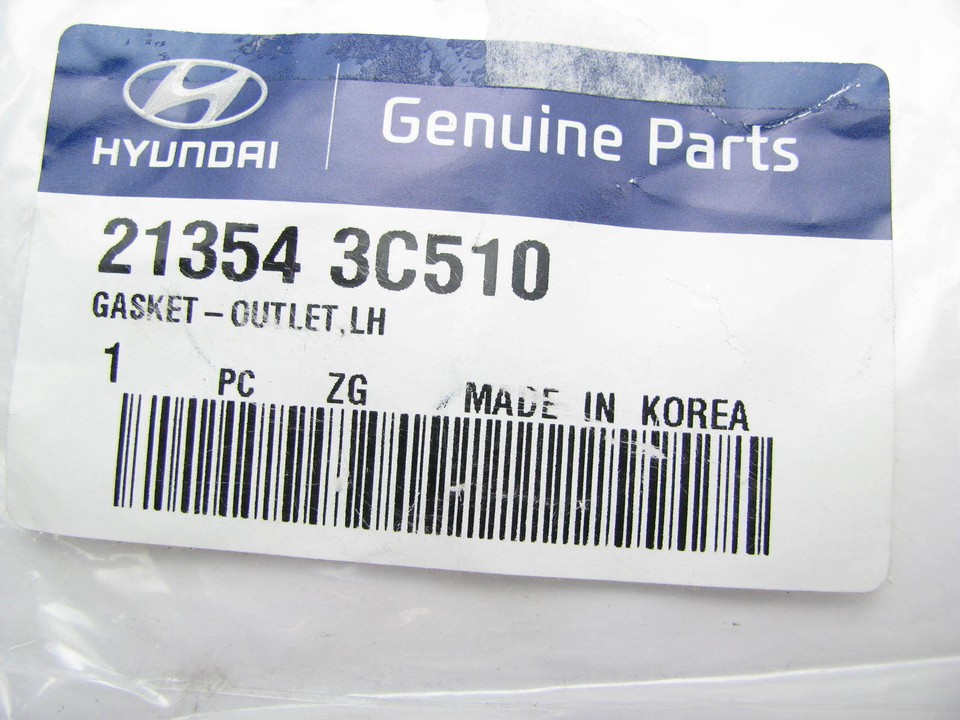 NEW GENUINE Left Engine Timing Cover Gasket OEM For Hyundai 213543C510 ...