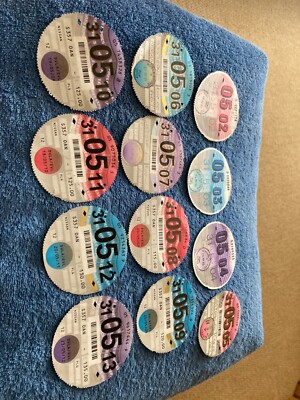old road tax discs all from same car and in perfect condition | eBay UK