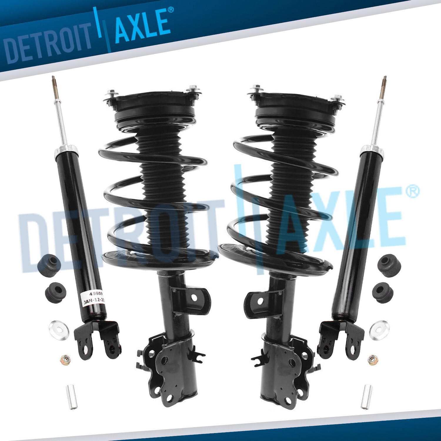 Front Struts w/ Coil Spring Rear Shock Absorbers Kit for 2016-2018 ...