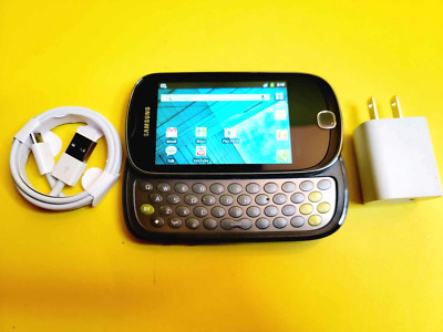 SAMSUNG GALAXY Q SGH-T589w SLIDER CELL PHONE FIDO ROGERS CHATR ...