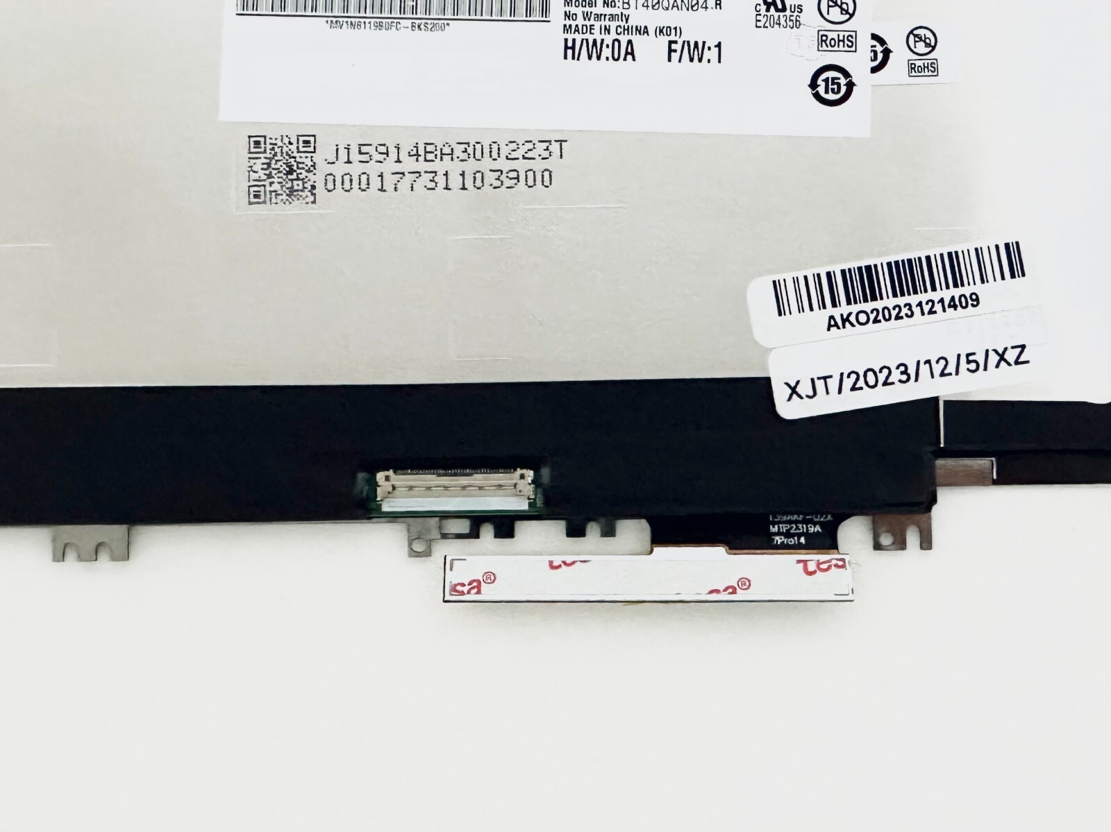 New Lenovo Slim 7 14IAP7 14in LCD Touch Screen Assembly Bezel ...