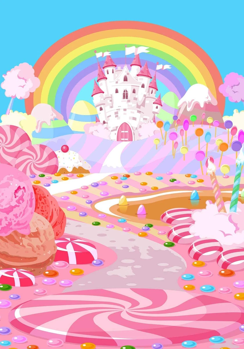 Candyland Background Wallpaper