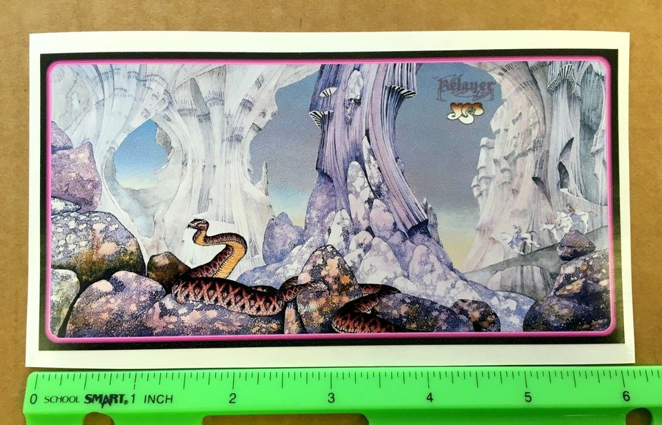 6" YES Relayer vinyl sticker. Classic Rock band decal for car, laptop ...