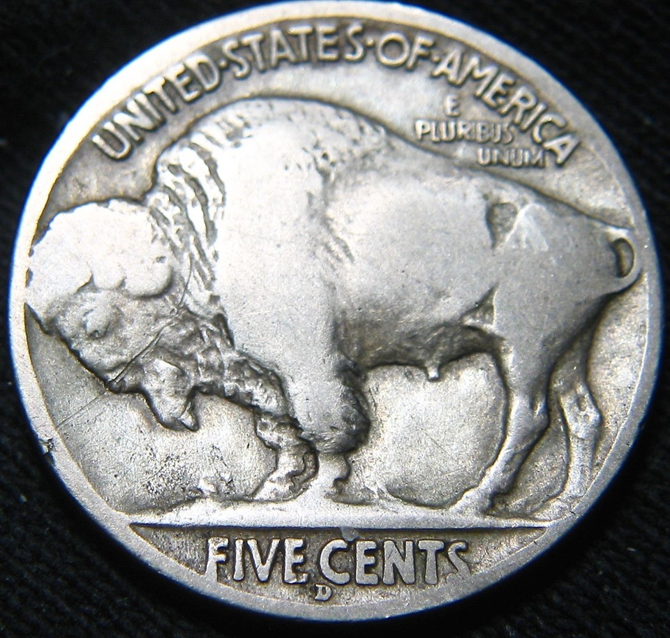 Nice Original Tougher Date 1915-D BUFFALO NICKEL 5c FREE SHIPPING ...