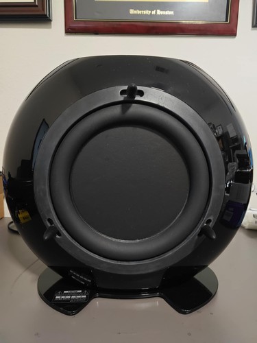 KEF HTB2 HTS Powered Active 10" Inch Sealed Compact Stylish Subwoofer ...