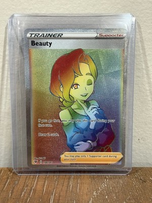Pokémon TCG Trainer Beauty Rainbow Rare 194/185 Vivid Voltage NM | eBay