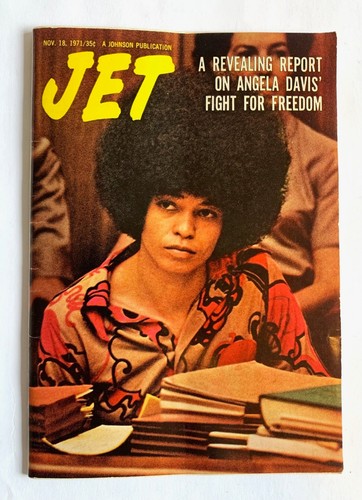 Vintage 1971 Jet Magazine Angela Davis in Court on Trial Black Panther ...