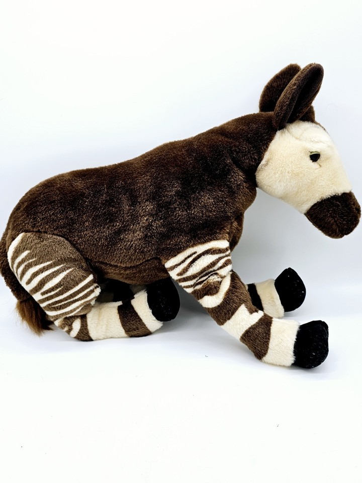 Magnussen Home Plush 23” Okapi Realistic Stuffed Animal Safari Rare ...