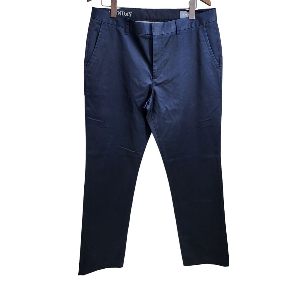 Bonobos Pants Weekday Warrior Dress Pants Monday Mens 35 x 32 Blue ...
