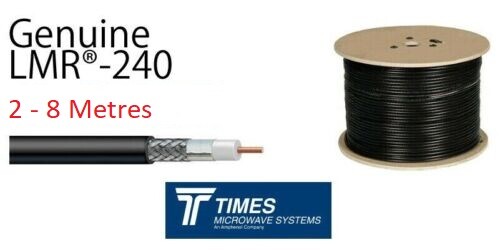 LMR-240 Times Microwave coaxial 50 Ohm Low Loss coax Cable Radio LMR 10 ...