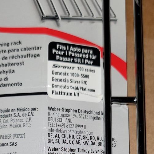 Weber+Warming+Rack+7513+Fits+Spirit+700+Series for sale online | eBay