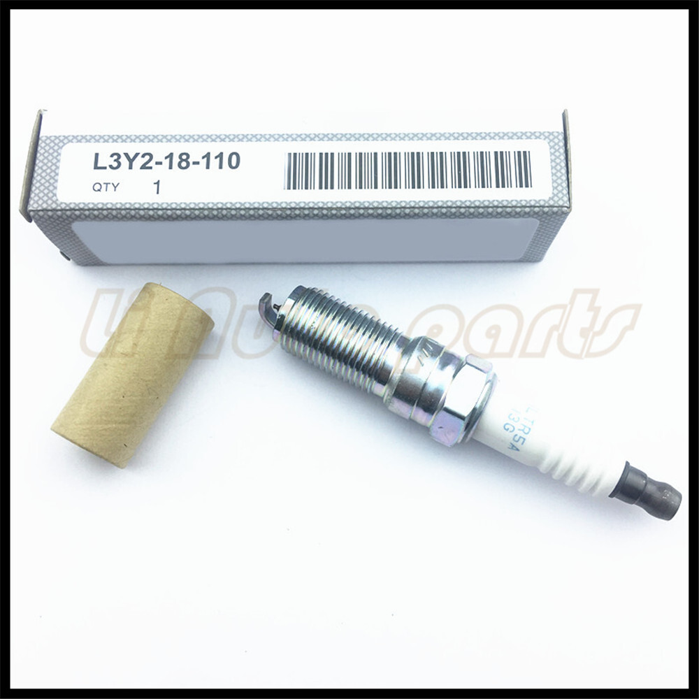 4x Iridium Spark Plug ILTR5A-13G L3Y2-18-110 For Mazda 3 5 6 CX-7&Ford ...