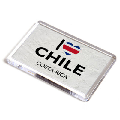 FRIDGE MAGNET - I Love Chile, Costa Rica | eBay UK