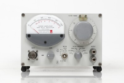 GR General Radio 1232A Tuned Amplifier Null Detector, FILTER TUNING | eBay