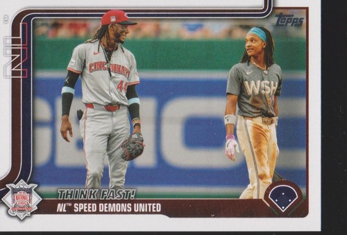 2025 Topps #639 Think Fast! NL Speed Demons United Cincinnati Reds | eBay