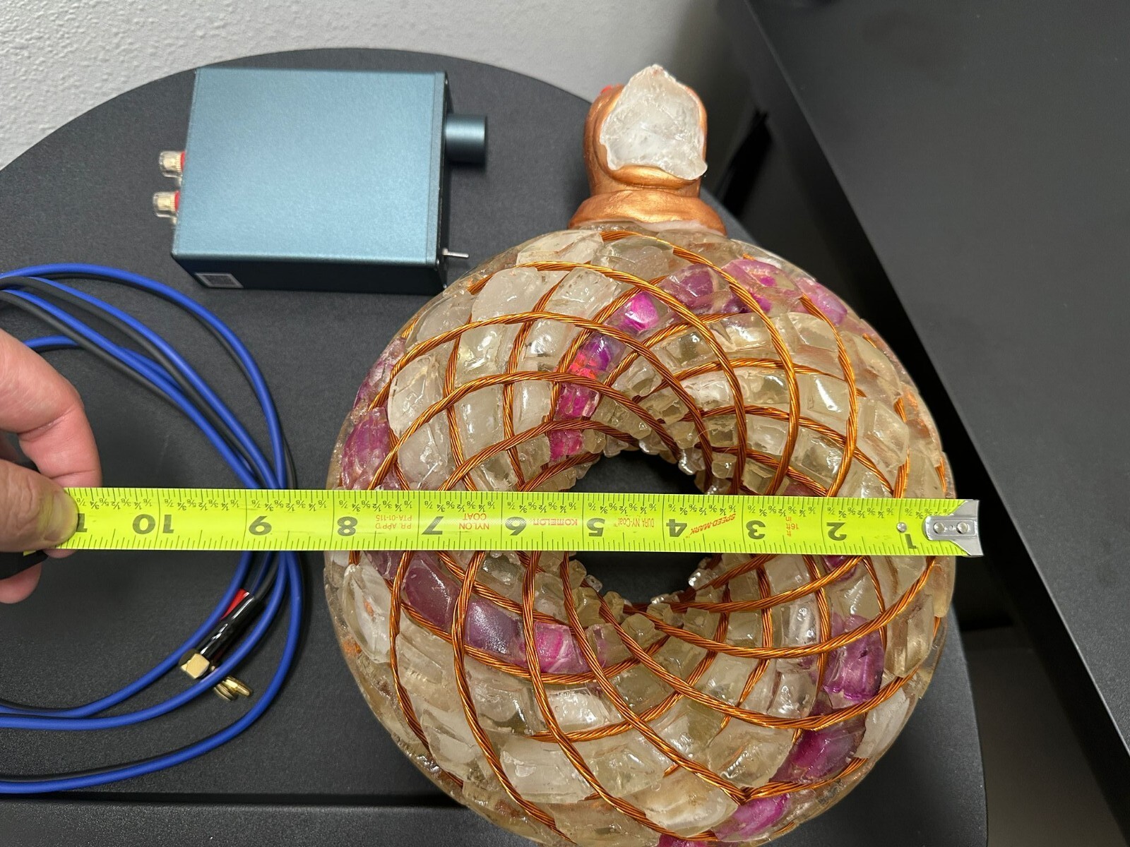 PEMF RIFE Frequency Toroidal Vortex Resin Quartz 24cm | eBay