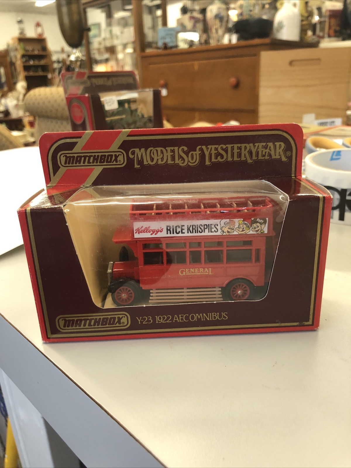 Matchbox Models Of Yesteryear Kellogg’s Rice Krispies 1922 AEC Omnibus ...