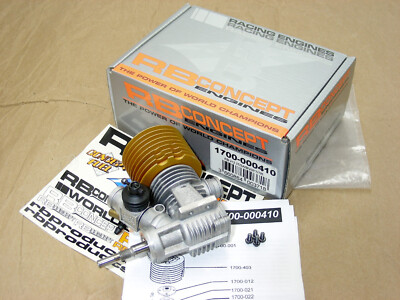 Vintage RB CONCEPT 2.1cc V12 3-Port Nitro Engine R40 Mugen Serpent XRAY ...