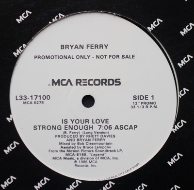 Bryan Ferry RARE MCA White Label DJ Only OST 12" Single "Legend" | eBay