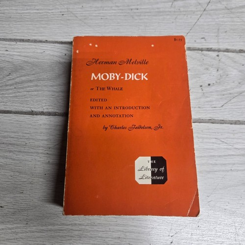Moby Dick by Herman Melville Paperback.. 1964 Vintage Antique | eBay