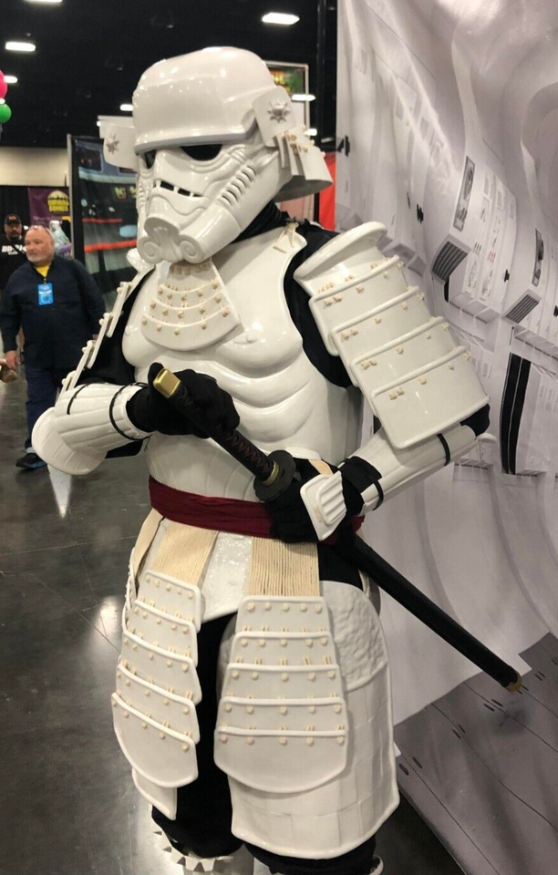 Samurai Stormtrooper Armor kit. With Helmet. ABS. Hand sculpted not 3d ...