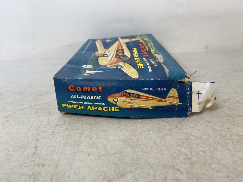 Comet Piper Apache Vintage Plastic Model Plane 7E59 | eBay