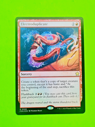 MTG Foundations - Electroduplicate - Rare Foil | eBay